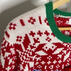 Holiday Time | Sweaters | Nwtholiday Time Redblue Blinged Out Santa ...